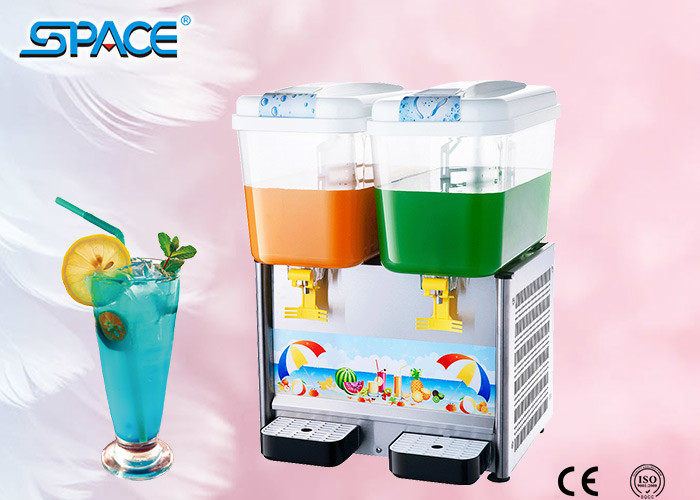 Restaurant Juice Machine Double Dispenser , Cold Fruit Beverage ...