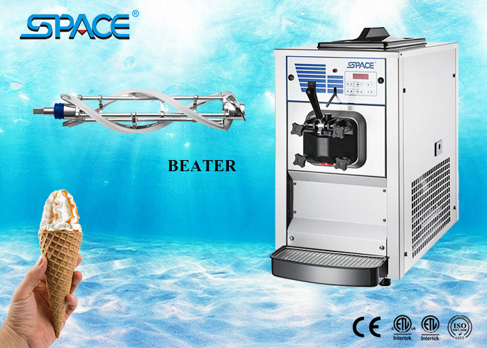 Soft Serve Table Top Ice Cream Machine Gravity Feed Full Stainless ...